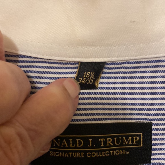 Donald Trump | Shirts | Donald Trump Pinstripe Dress Shirt | Poshmark
